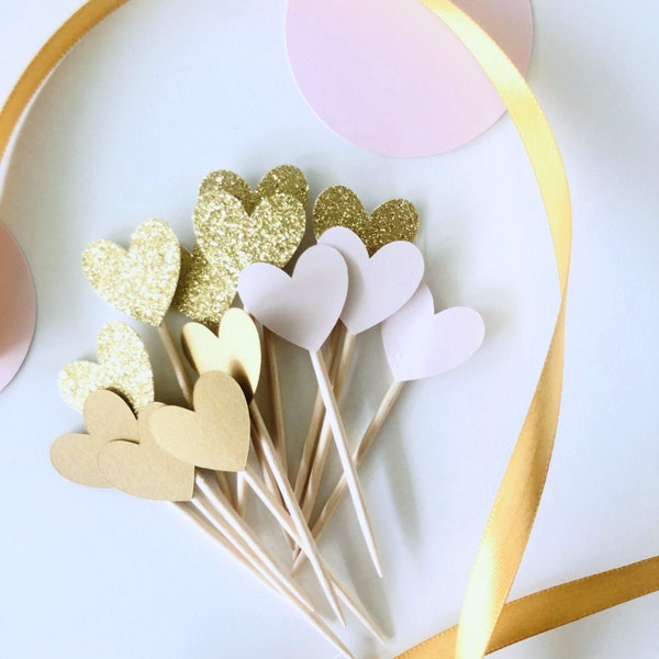 Heart Cupcake Topper - Etsy