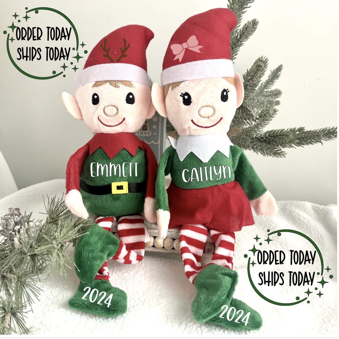 Personalized Christmas Elf, Christmas Gift for Kids, Girl Elf, Boy Elf ...
