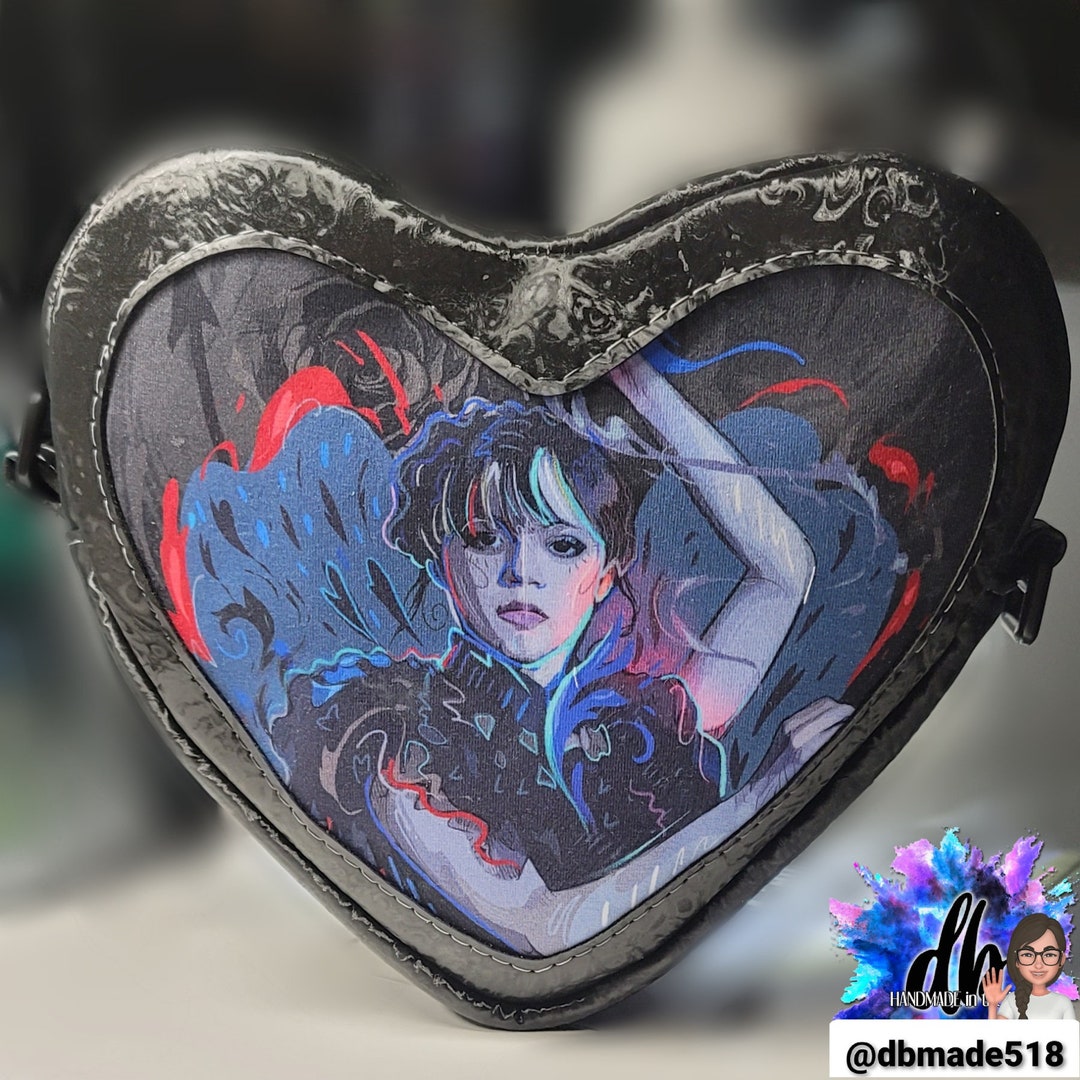 Goth Girl Wednesday Inspired Heartbreaker Wristlet - Etsy