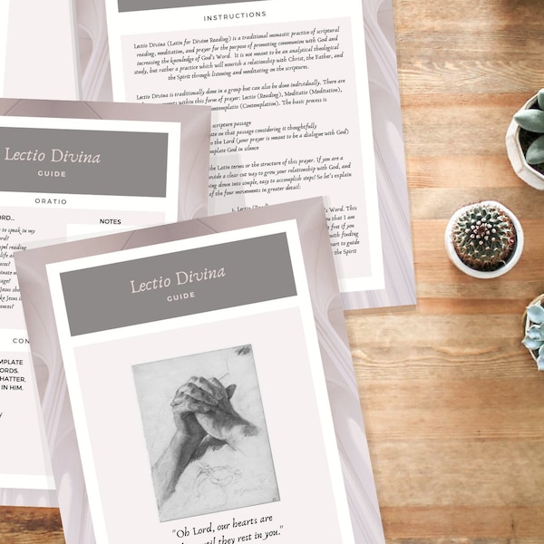 Lectio Divina Guide - Etsy