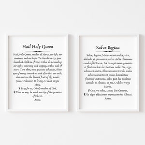 Catholic Prayer Print ULTIMATE Bundle - Our Father, Hail Mary, Glory Be ...