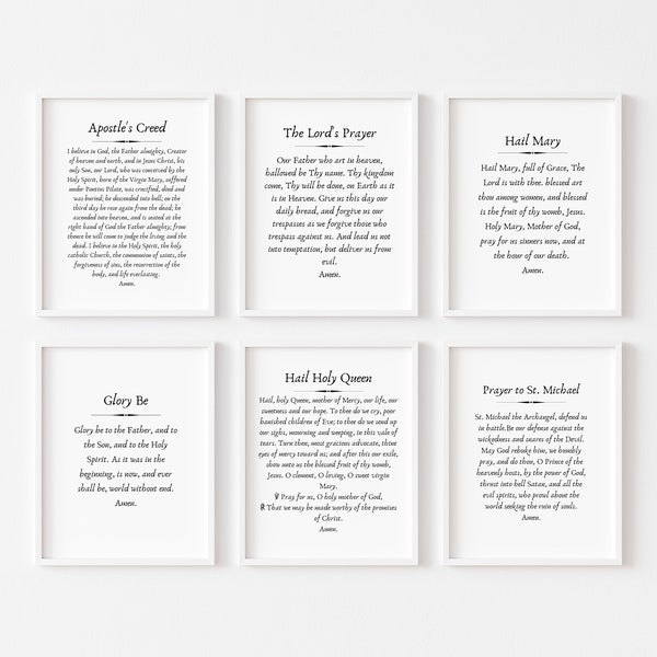 Rosary Prayer Card - Etsy