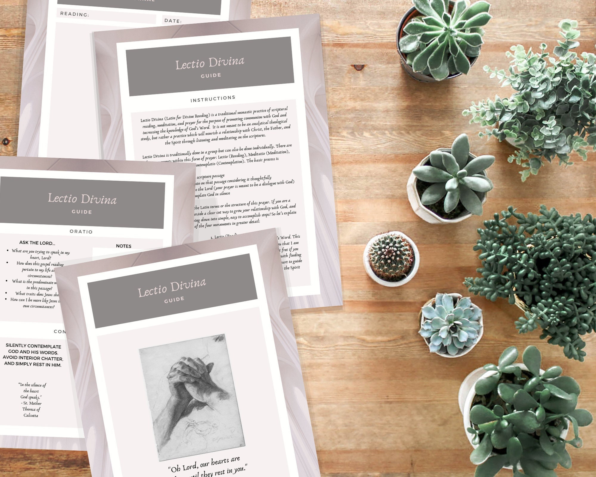 Lectio Divina Guide & Journal – Printable Workbook (PDF) - Etsy