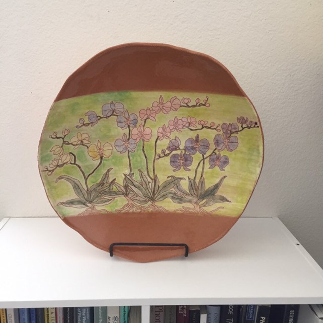 Orchid Plate - Etsy