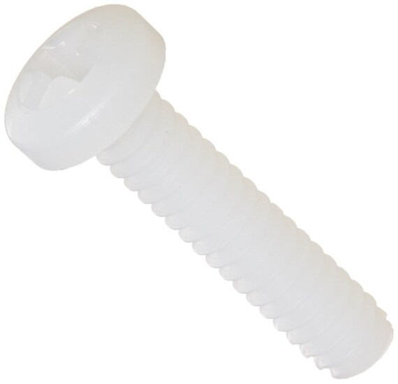 Nylon 6/6 Machine Screw 10mm Length Fully Threaded M5-0.8 - Etsy