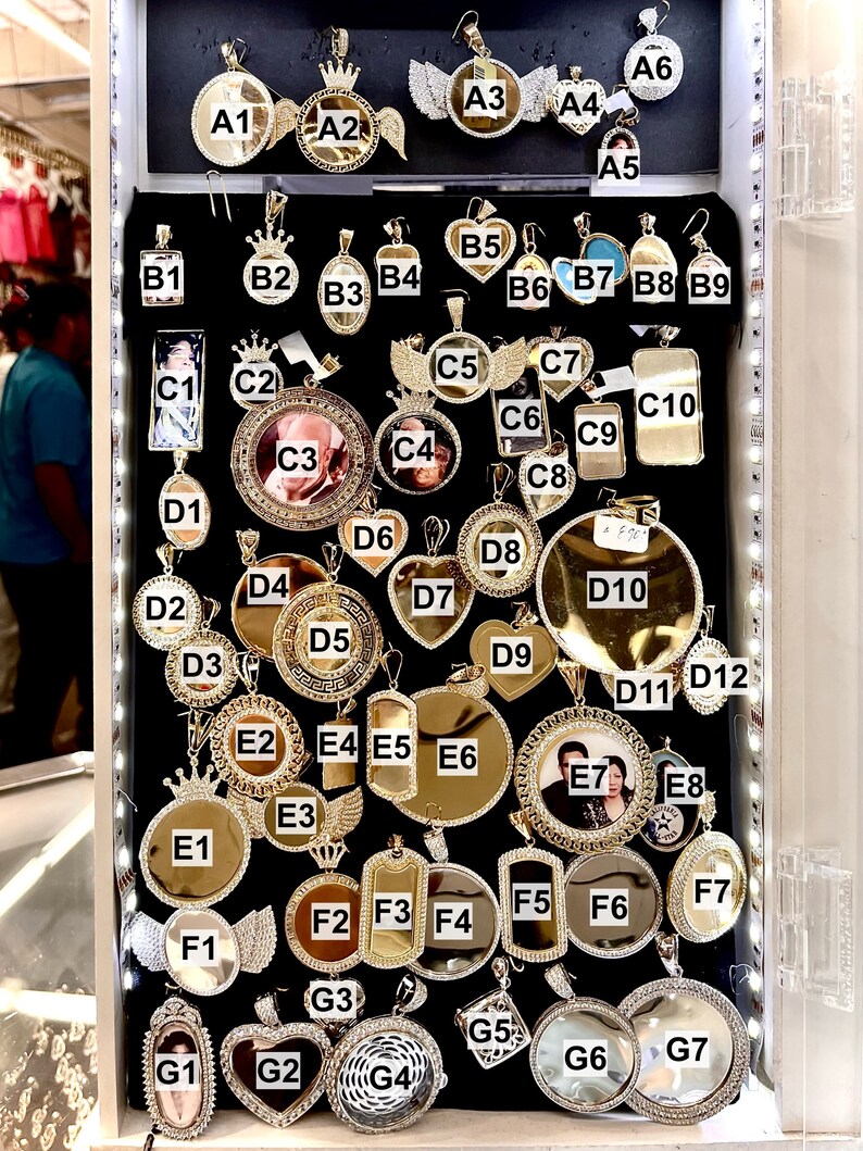 10k Gold Custom Photo Charms - Etsy