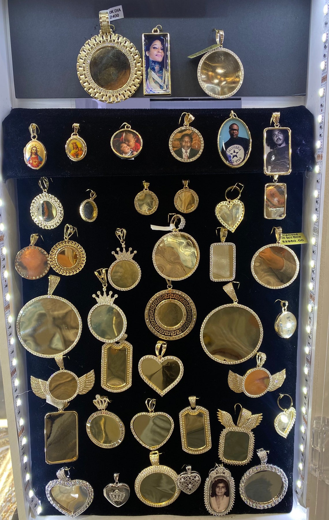 10k Gold Custom Photo Charms | Etsy