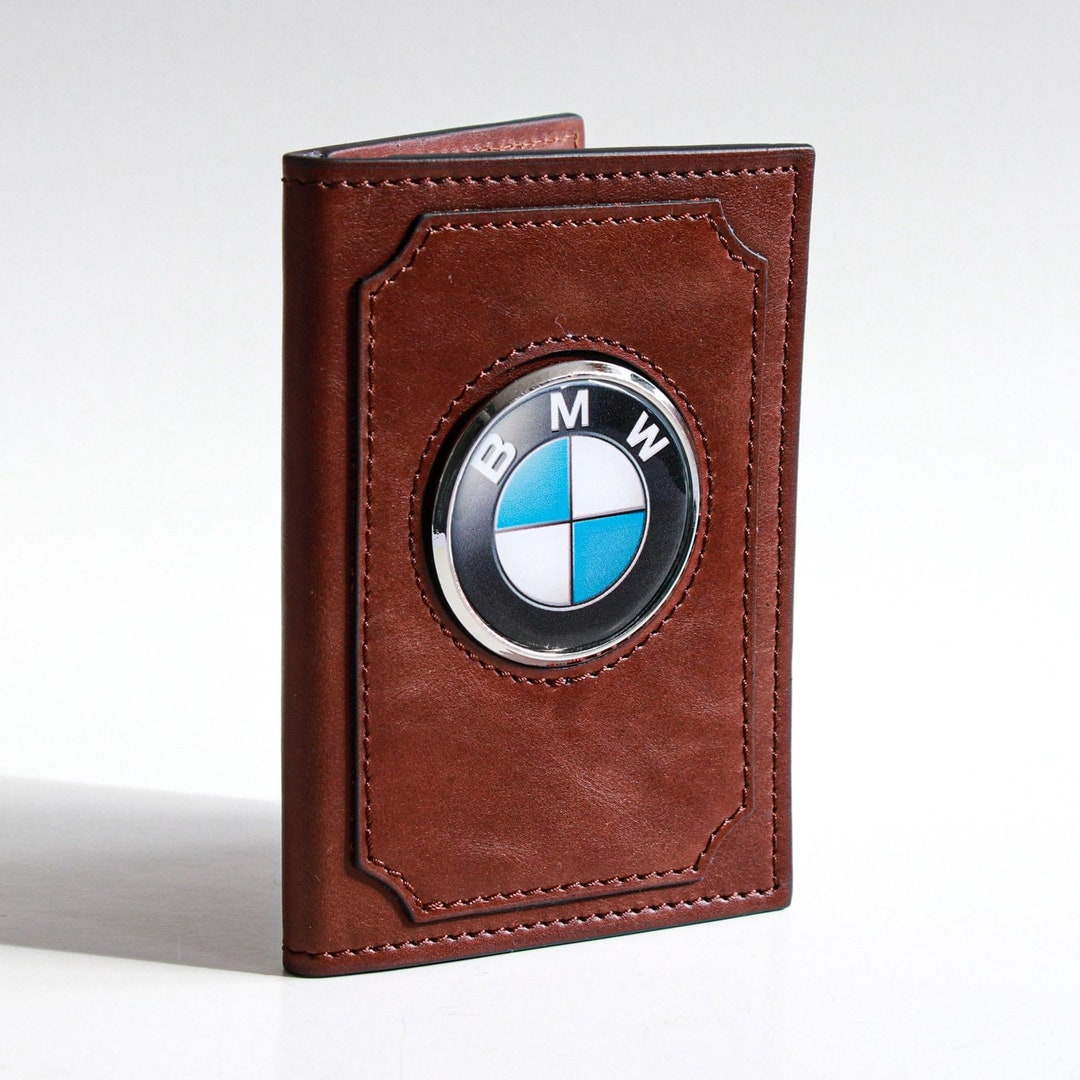 Personalized Leather Car Document Holder - Custom Car Logo Organizer ...