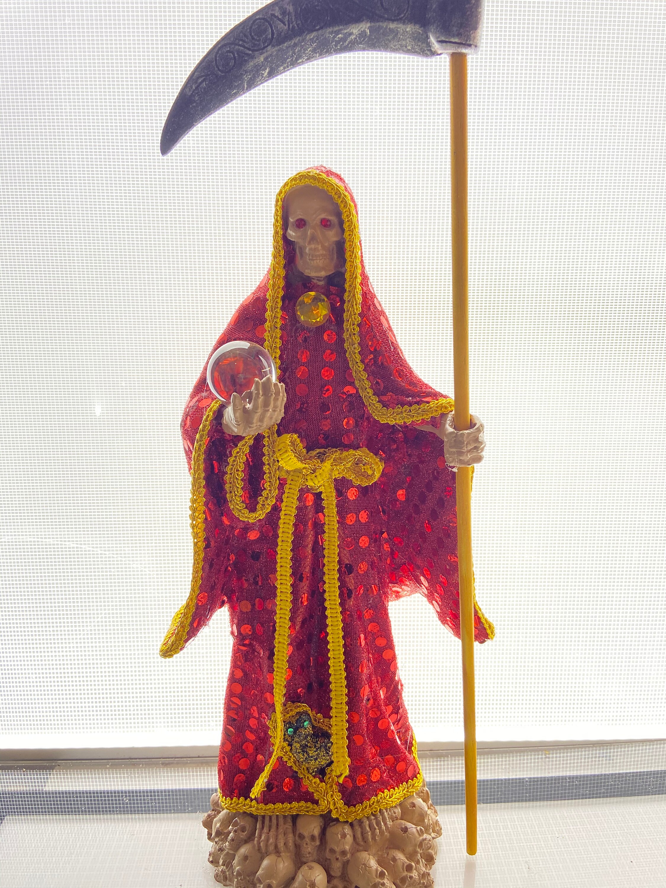 Holy Death Statue/estatua Santa Muerte | Etsy