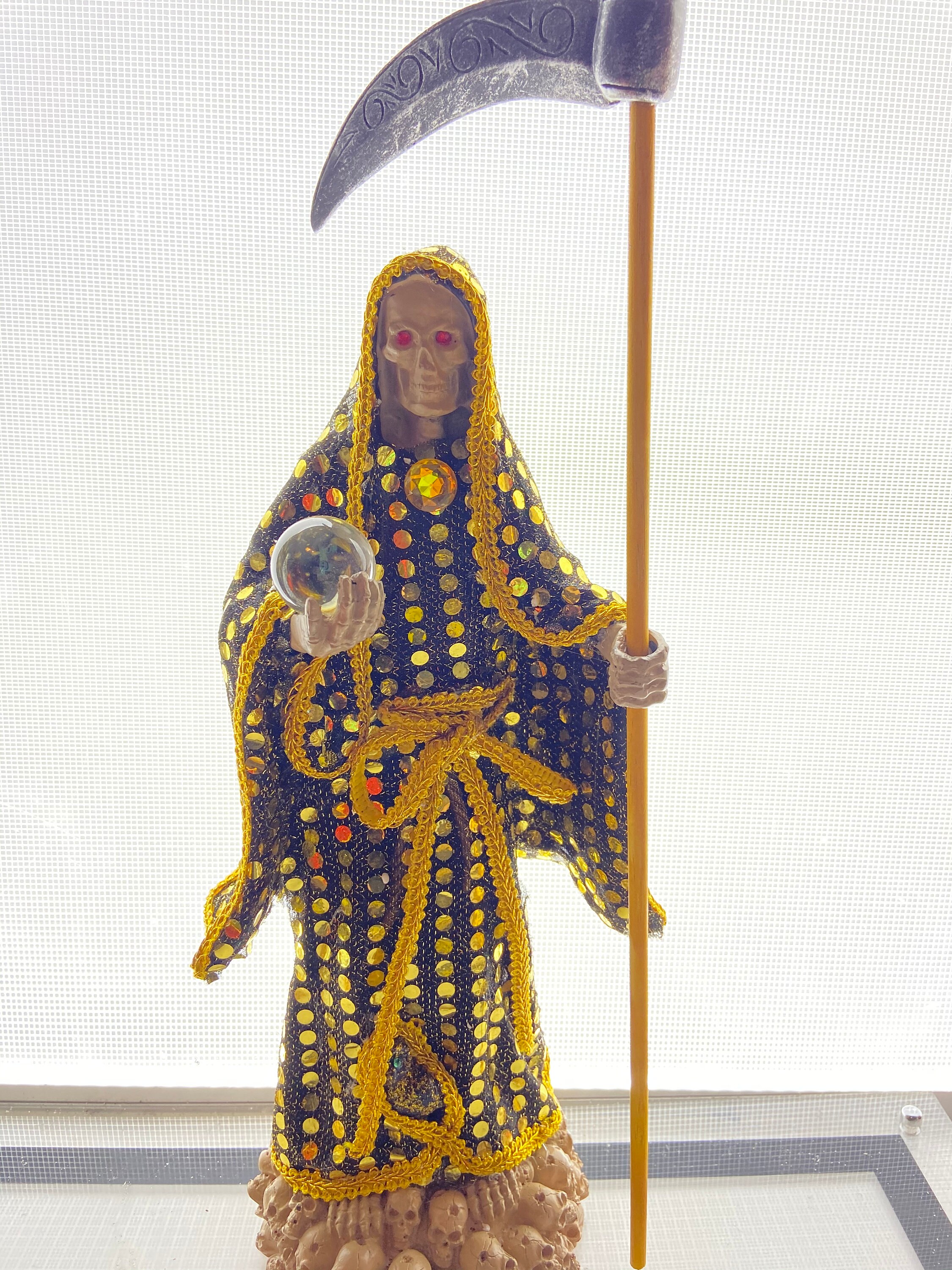 Holy Death Statue/estatua Santa Muerte | Etsy