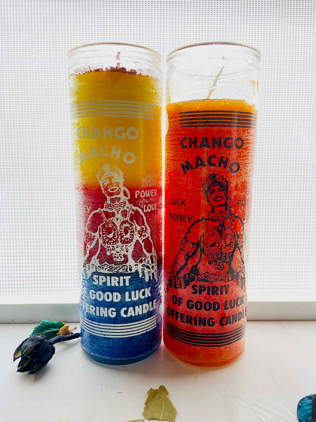 Chango Macho Prepared Candles | Chango Macho Velas Preparadas - Etsy