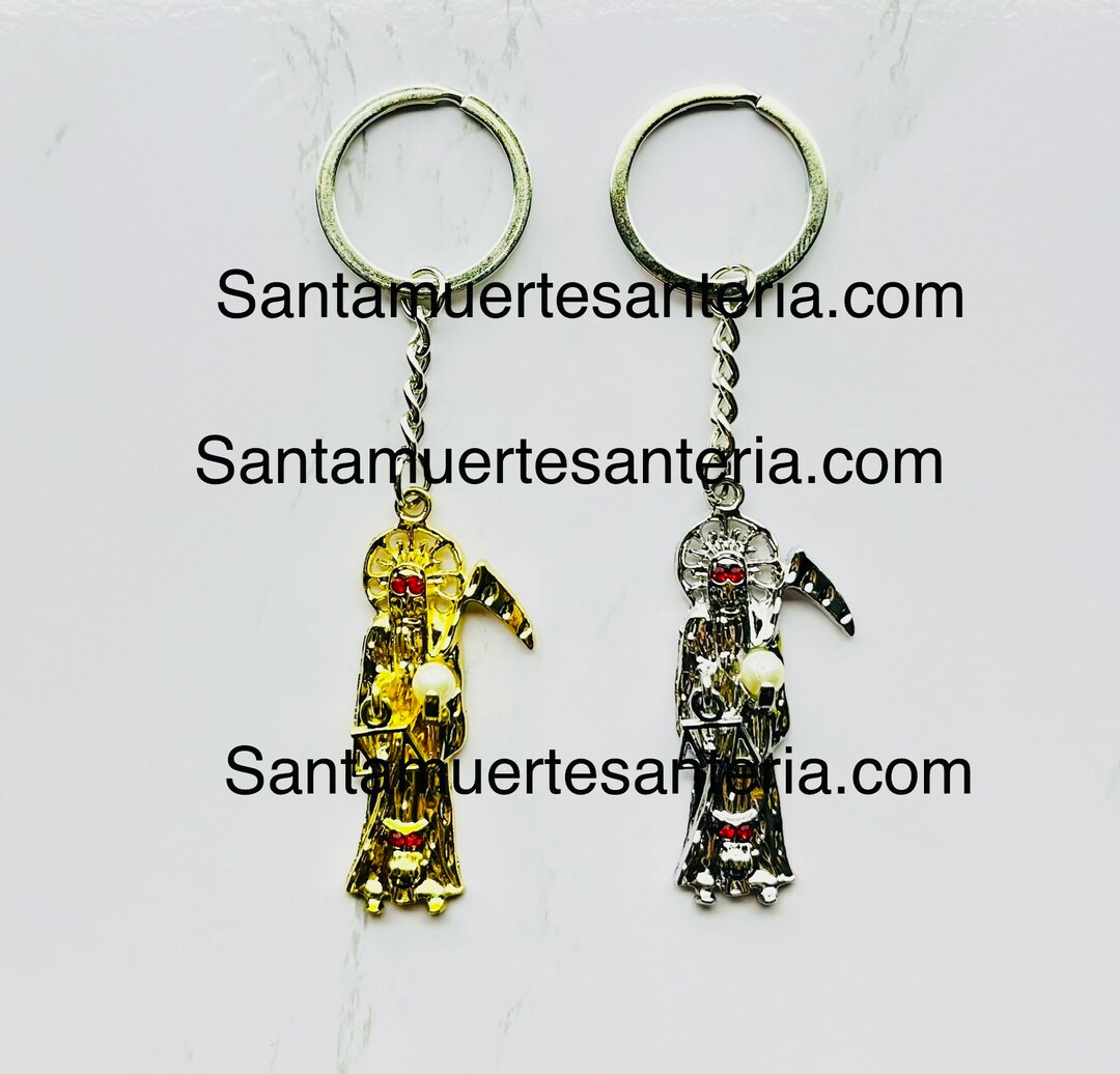Holy Death Keychains/llaveros Santa Muerte - Etsy