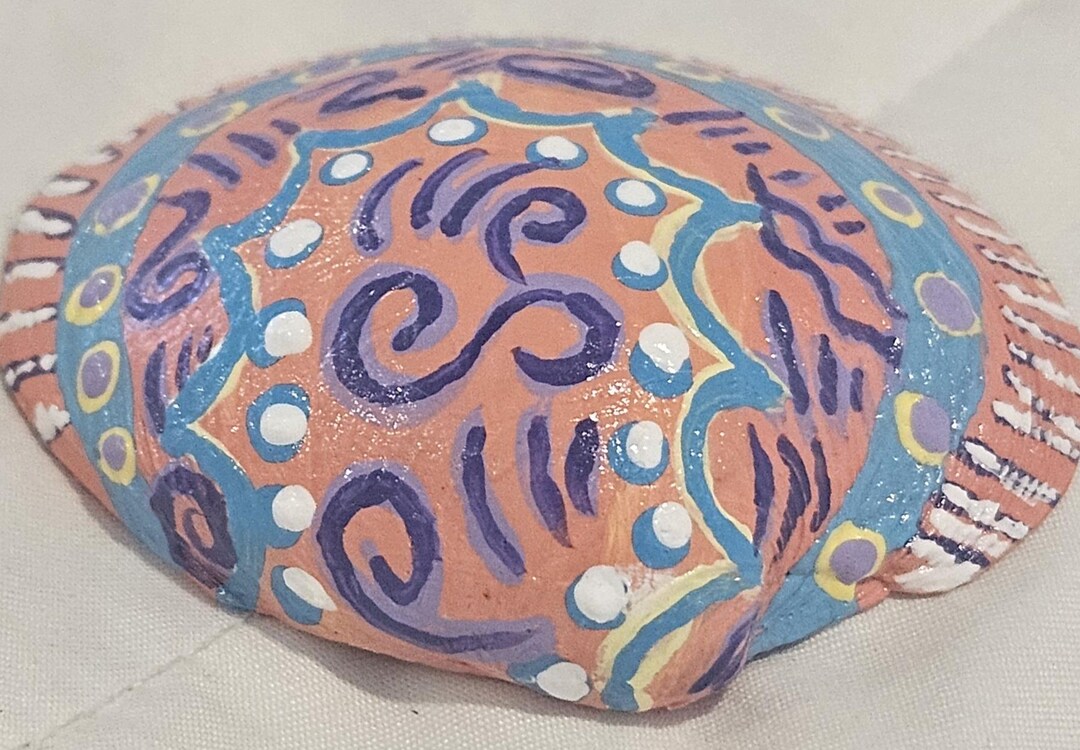 Hand Painted Cape Cod Shell - Etsy
