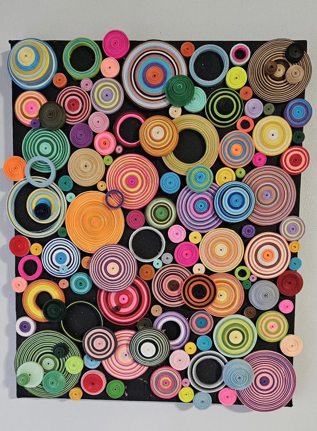 Paper Quilling Wall Art-"bubbles" / "circles" - Etsy