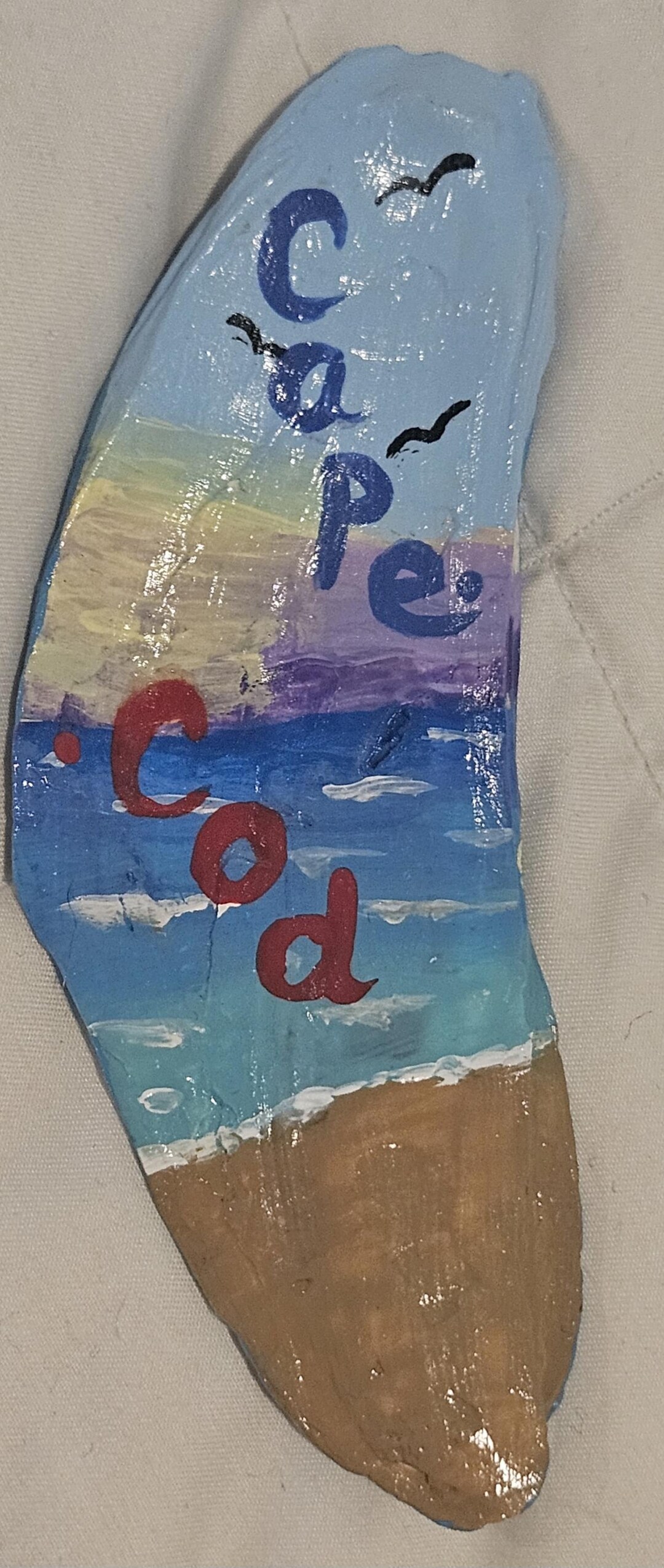 Hand Painted Cape Cod Shell - Etsy