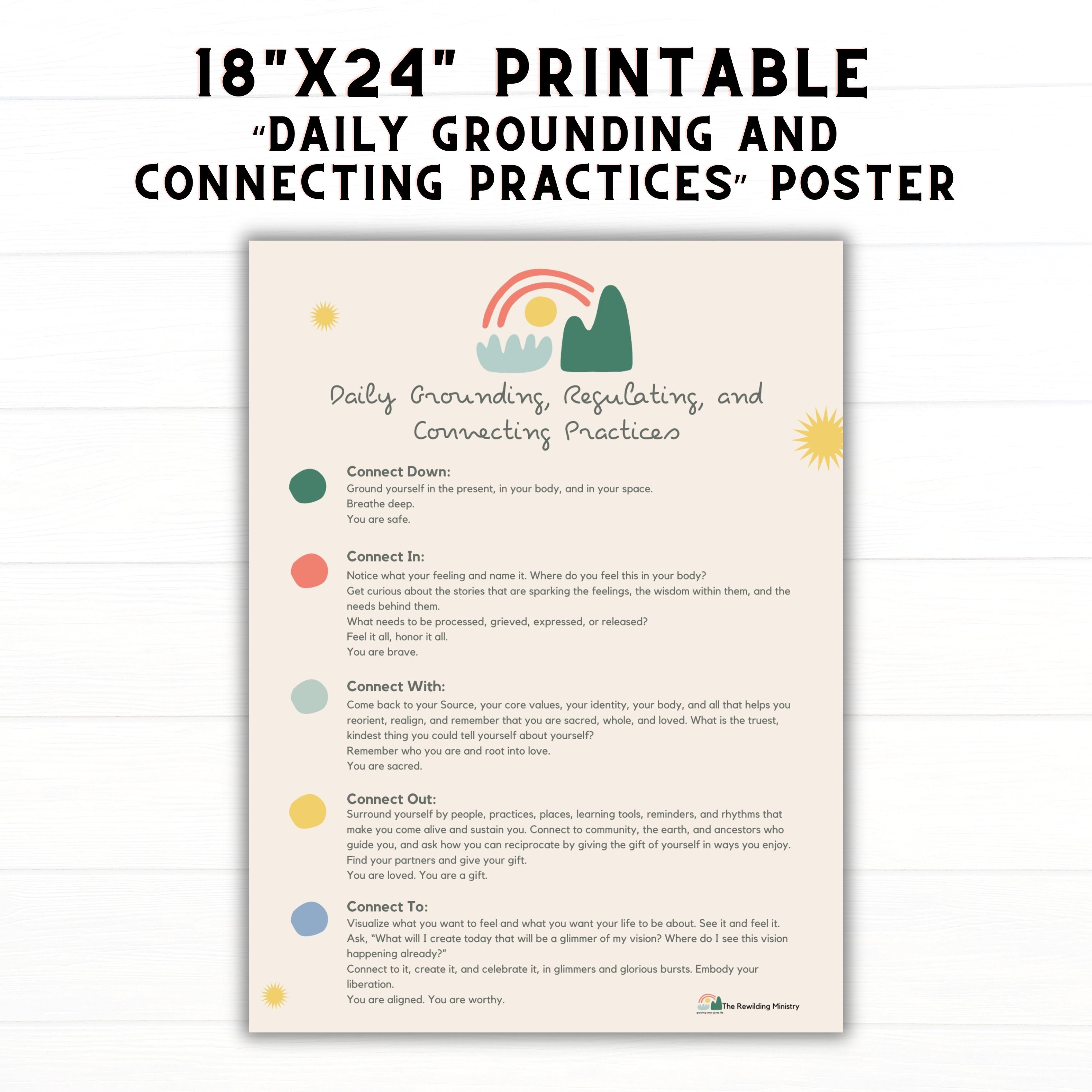 Daily Grounding, Regulating, and Connecting Practices for Mental Health ...