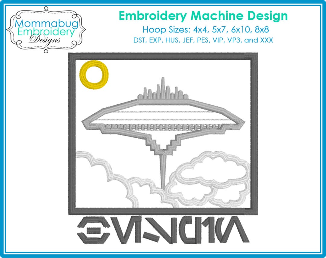 Star Wars Cloud City Planet Bespin DIGITAL Embroidery Machine Design ...