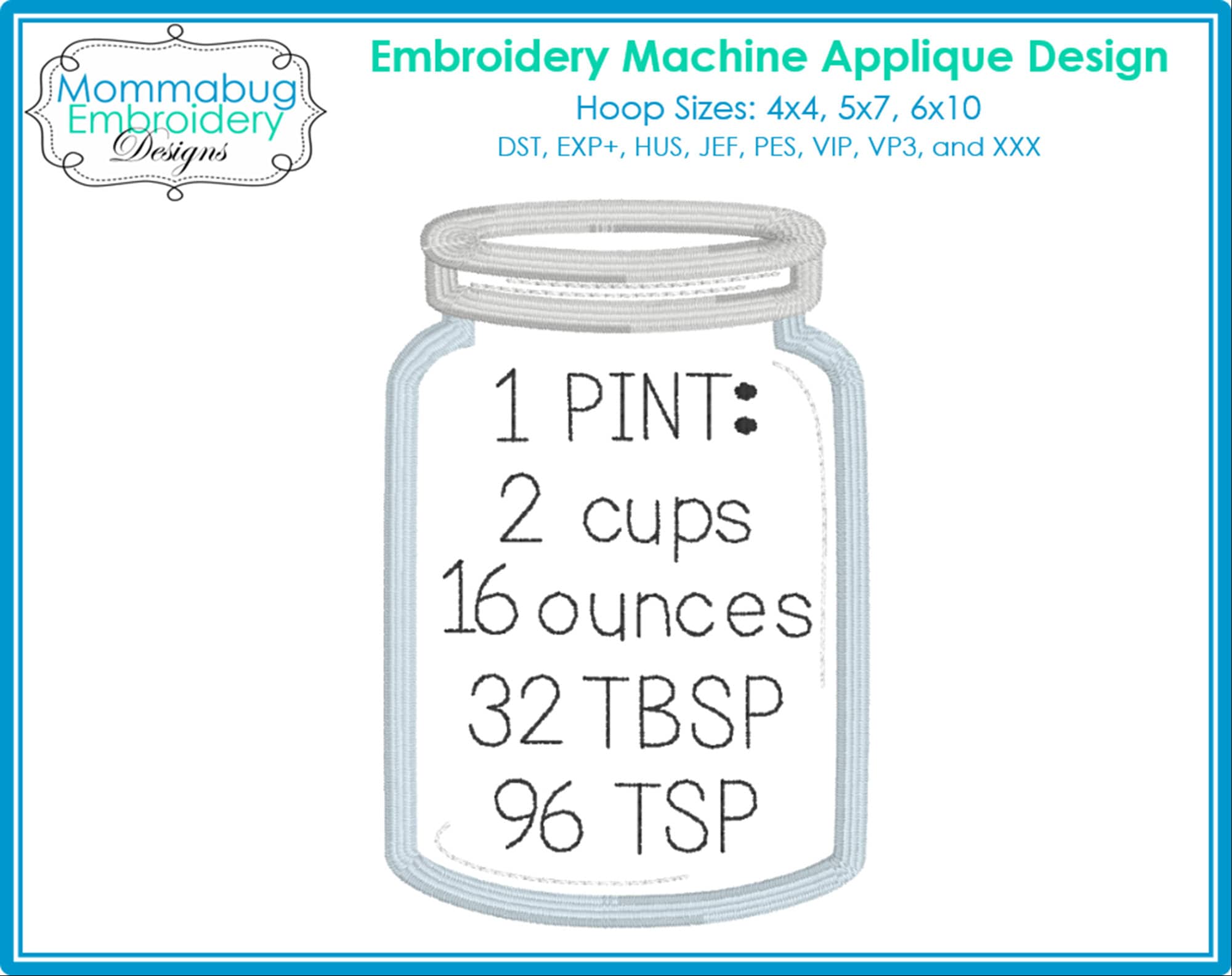 Kitchen Measuring Conversion Set Mason Jars Measuring Cups and Spoon ...