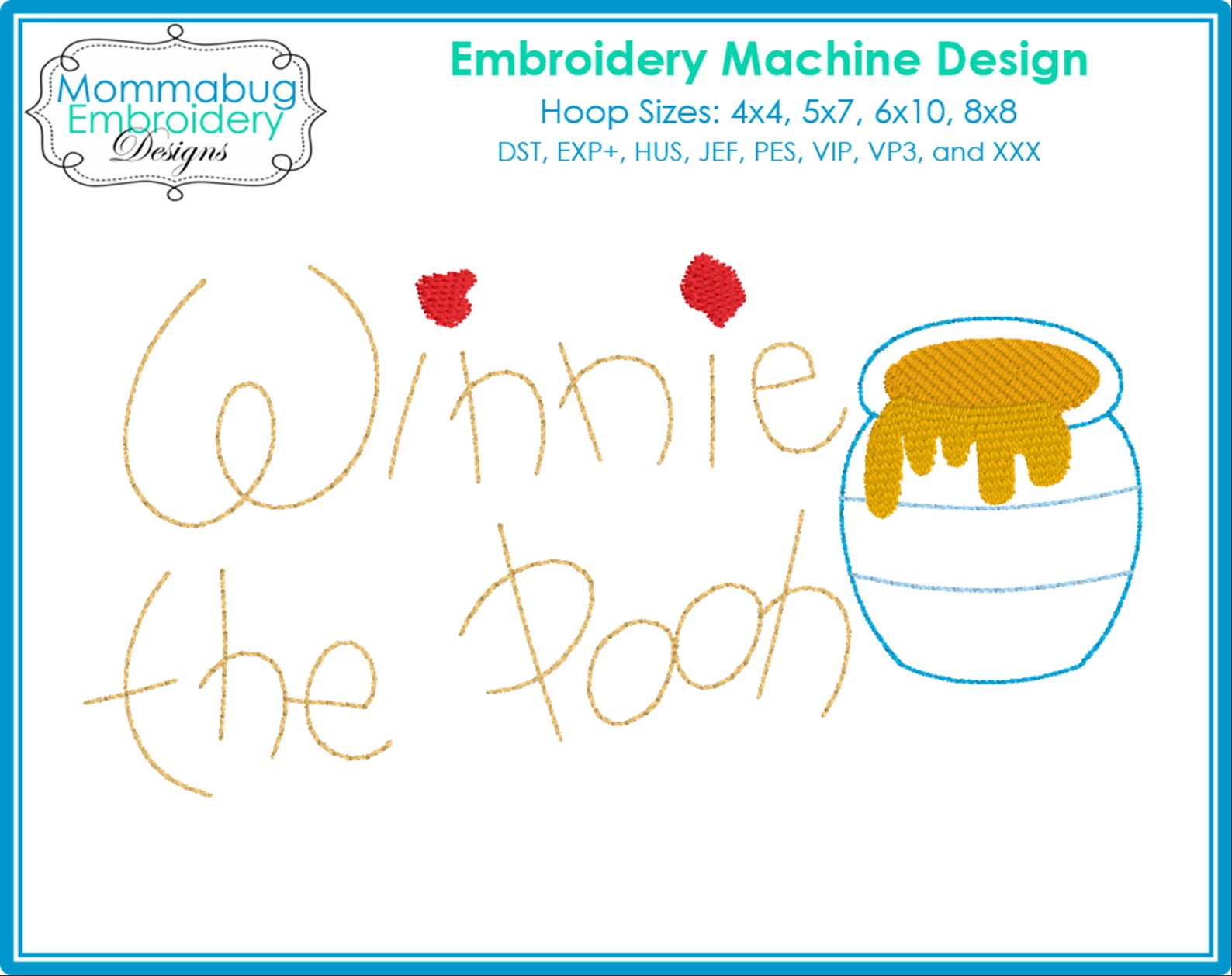 Winnie the Pooh and Friends Autograph Signatures DIGITAL Embroidery ...