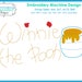Winnie the Pooh and Friends Autograph Signatures DIGITAL Embroidery ...