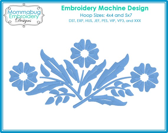 Corningware Blue Cornflower DIGITAL Embroidery Machine Design - Etsy