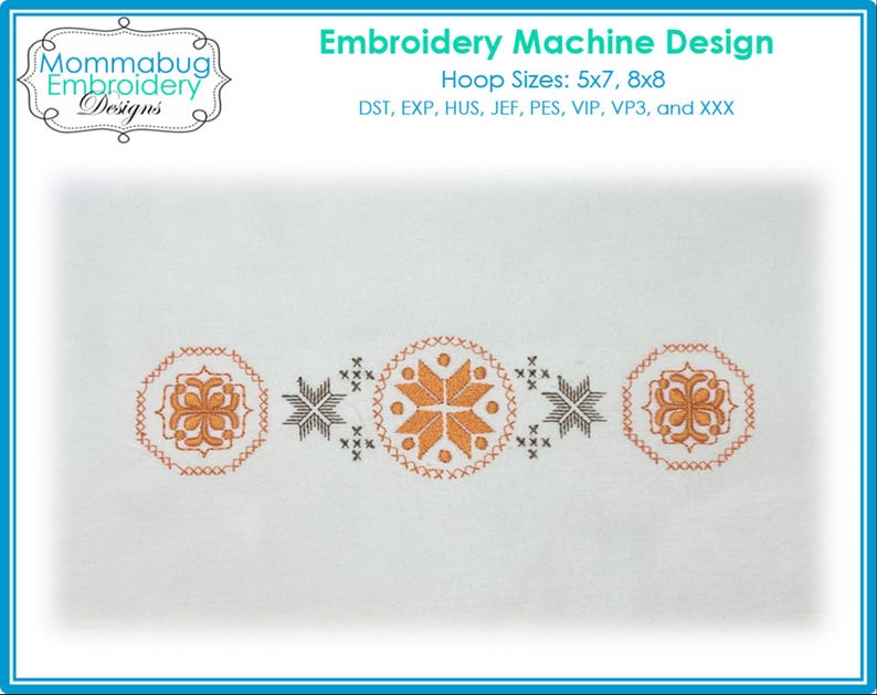 Pyrex Town and Country DIGITAL Embroidery Machine Design File - Etsy