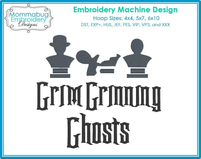 Haunted Mansion Singing Busts Grim Grinning Ghosts DIGITAL | Etsy