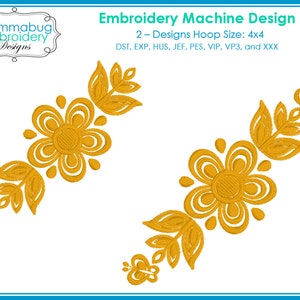 Pyrex Butterfly Gold Pattern DIGITAL Embroidery Machine Design File - Etsy