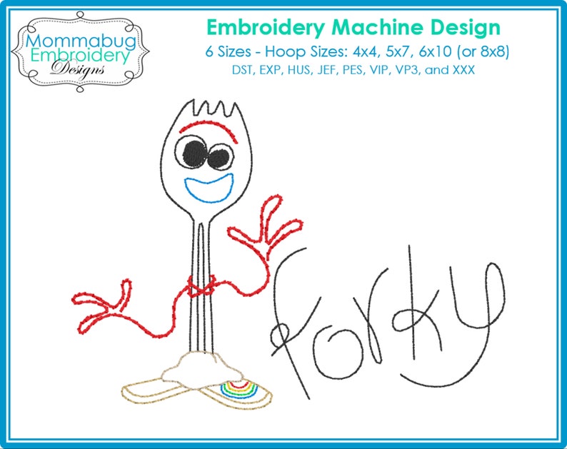 Toy Story Character Autograph Signatures 10 Designs DIGITAL Embroidery ...