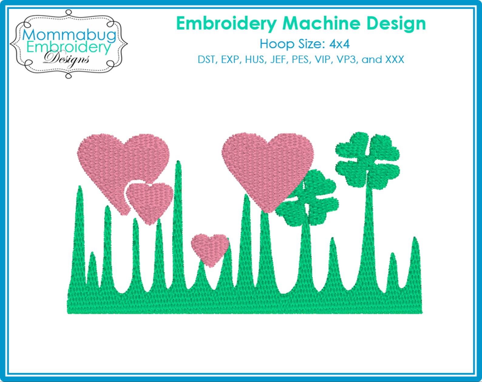 Pyrex Lucky in Love DIGITAL Embroidery Machine Design File - Etsy