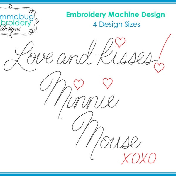 Minnie Mouse Signature Svg - Etsy