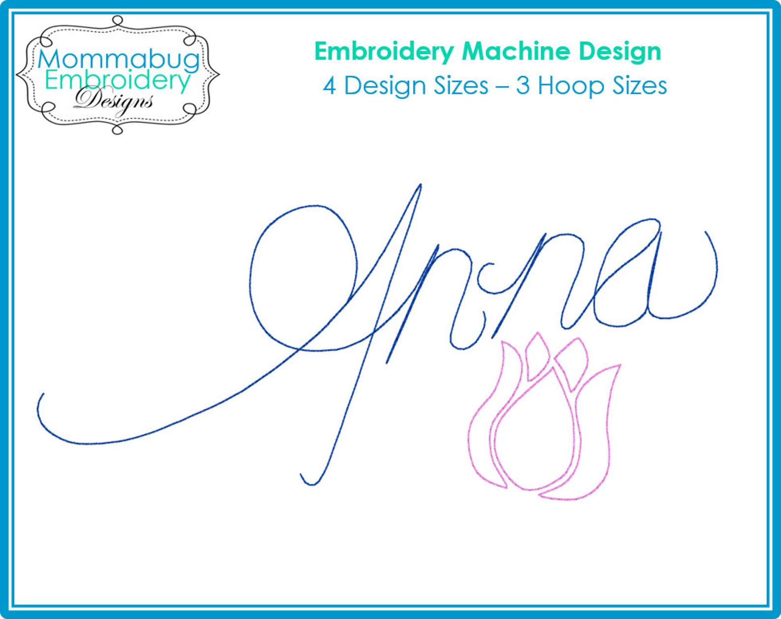 Frozen Princess Anna Signature Autograph DIGITAL Embroidery | Etsy