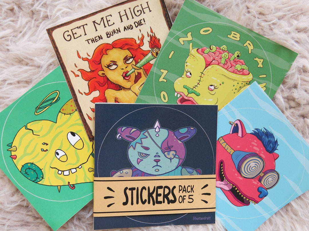 Sticker Set Mad Fun - Etsy