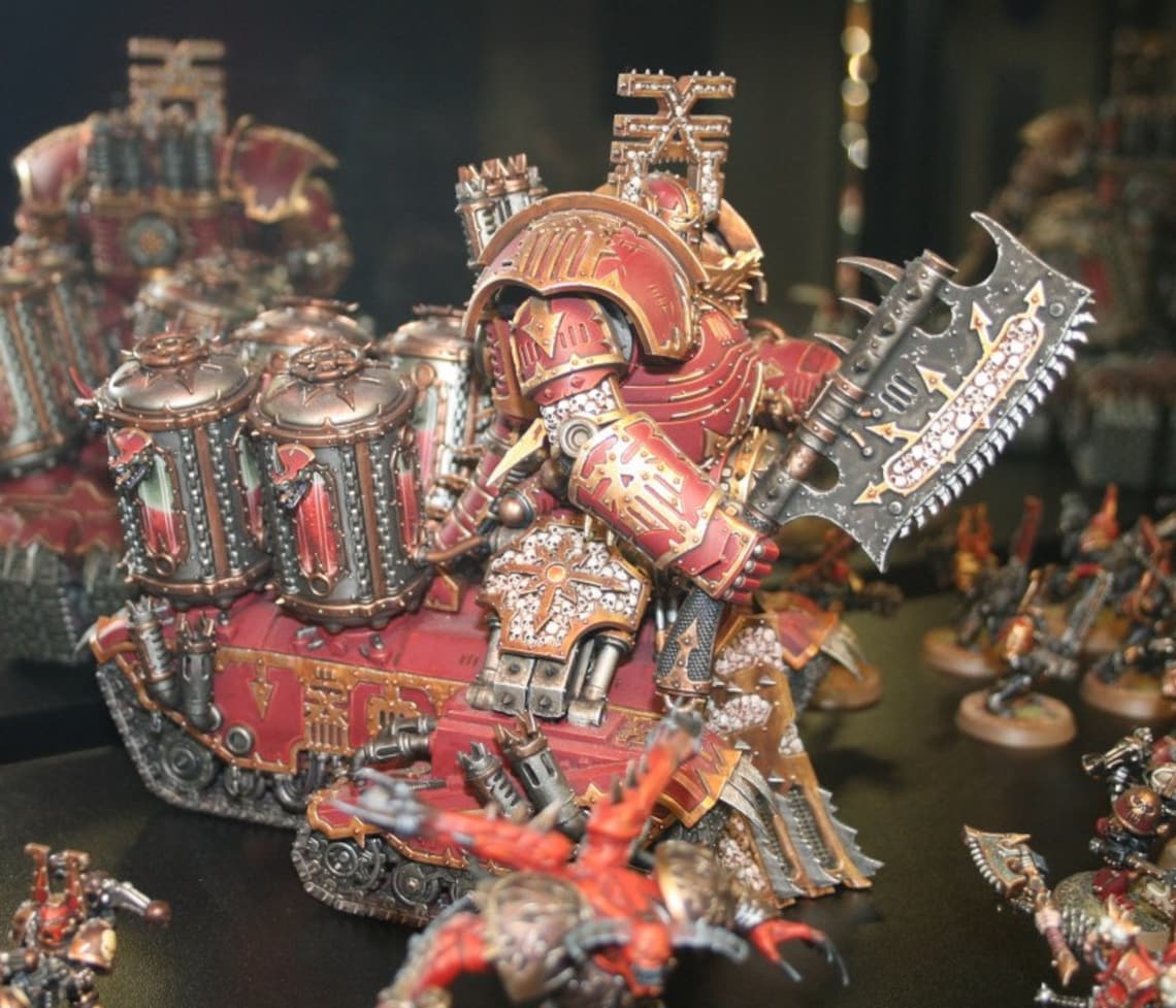 Scale Model built to order Warhammer 40K: Khorne Lord of | Etsy