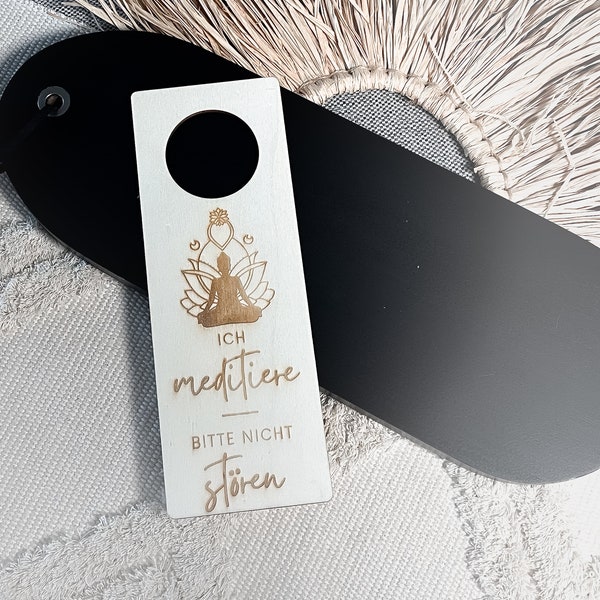 Meditation Sign - Etsy