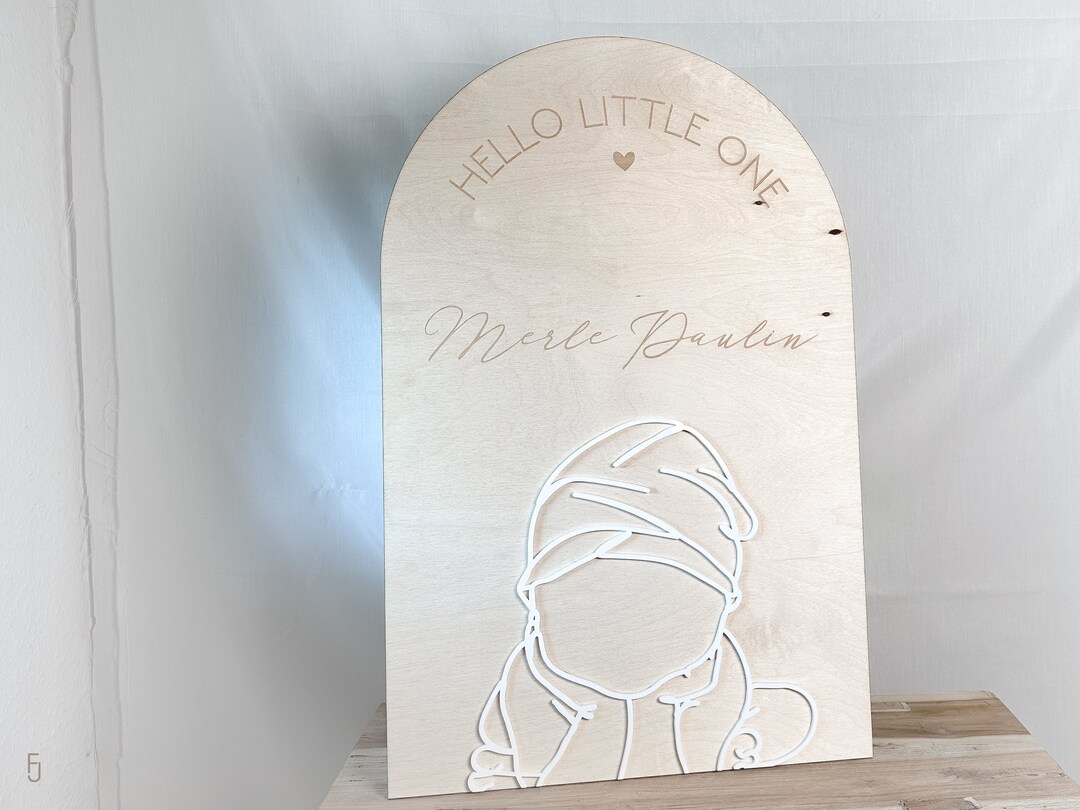 Personalized New Born Sign Decoration Children's Room - Etsy