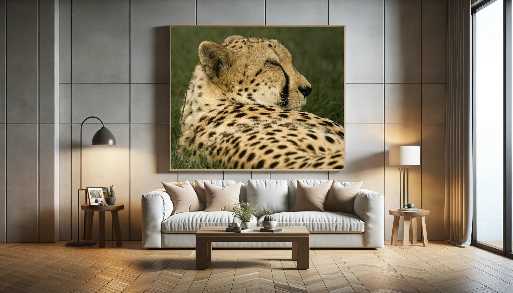 Cheetah Sleeping Print | Cheetah Photo | Cheetah Decor | Cheetah Home ...