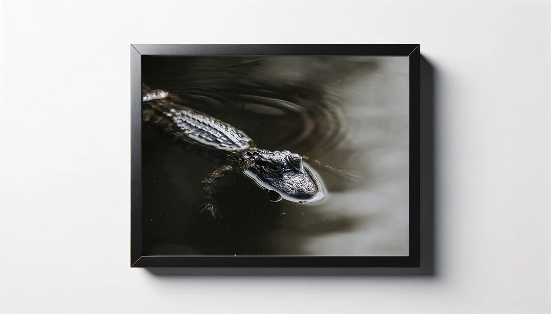 Baby Gator Print | Baby Gator Décor | Gator Photography | Nature Photo ...
