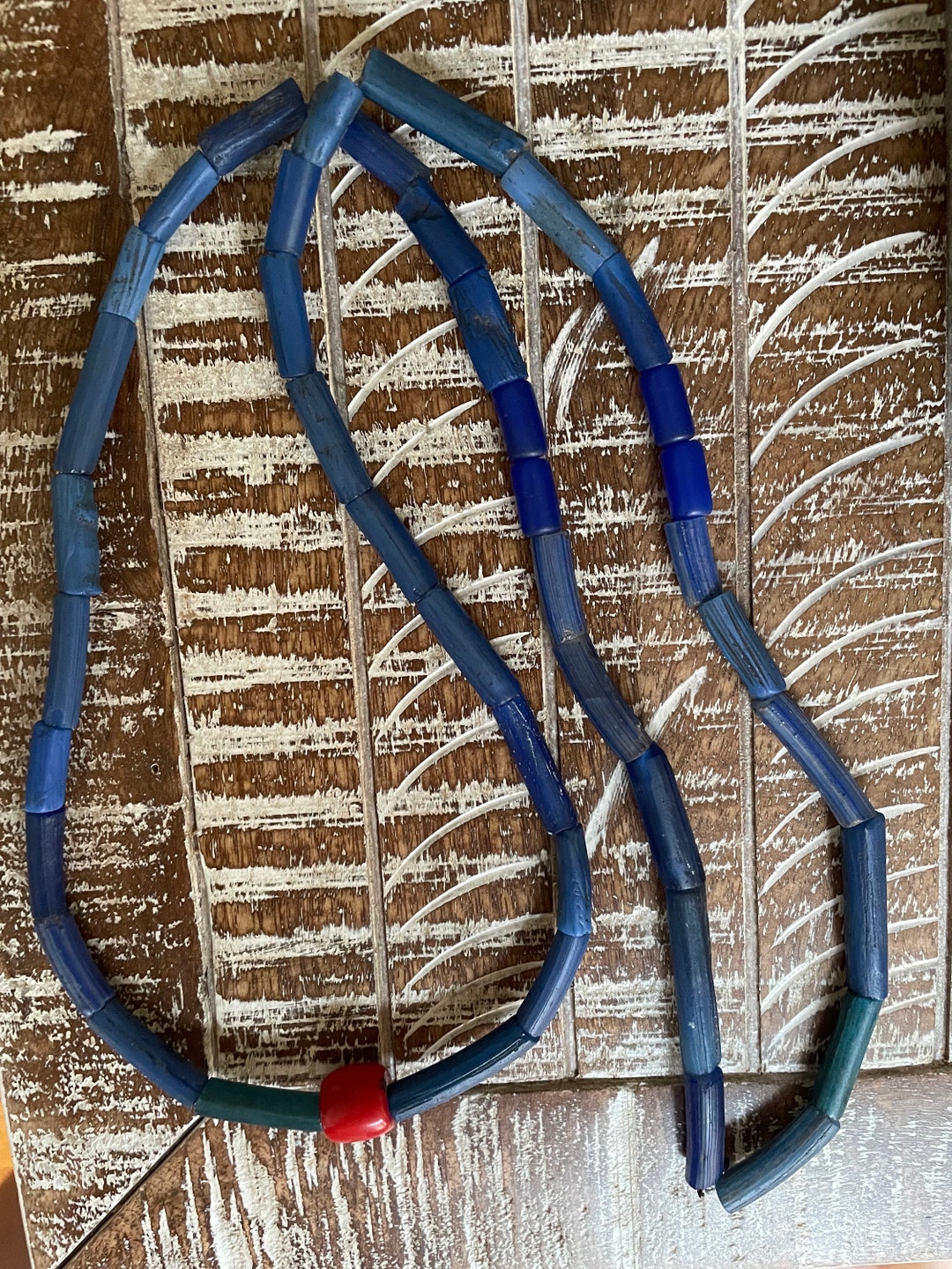 Yoruba African Trade Bead Segi and Coral Iyun Antique Ileke/necklace ...