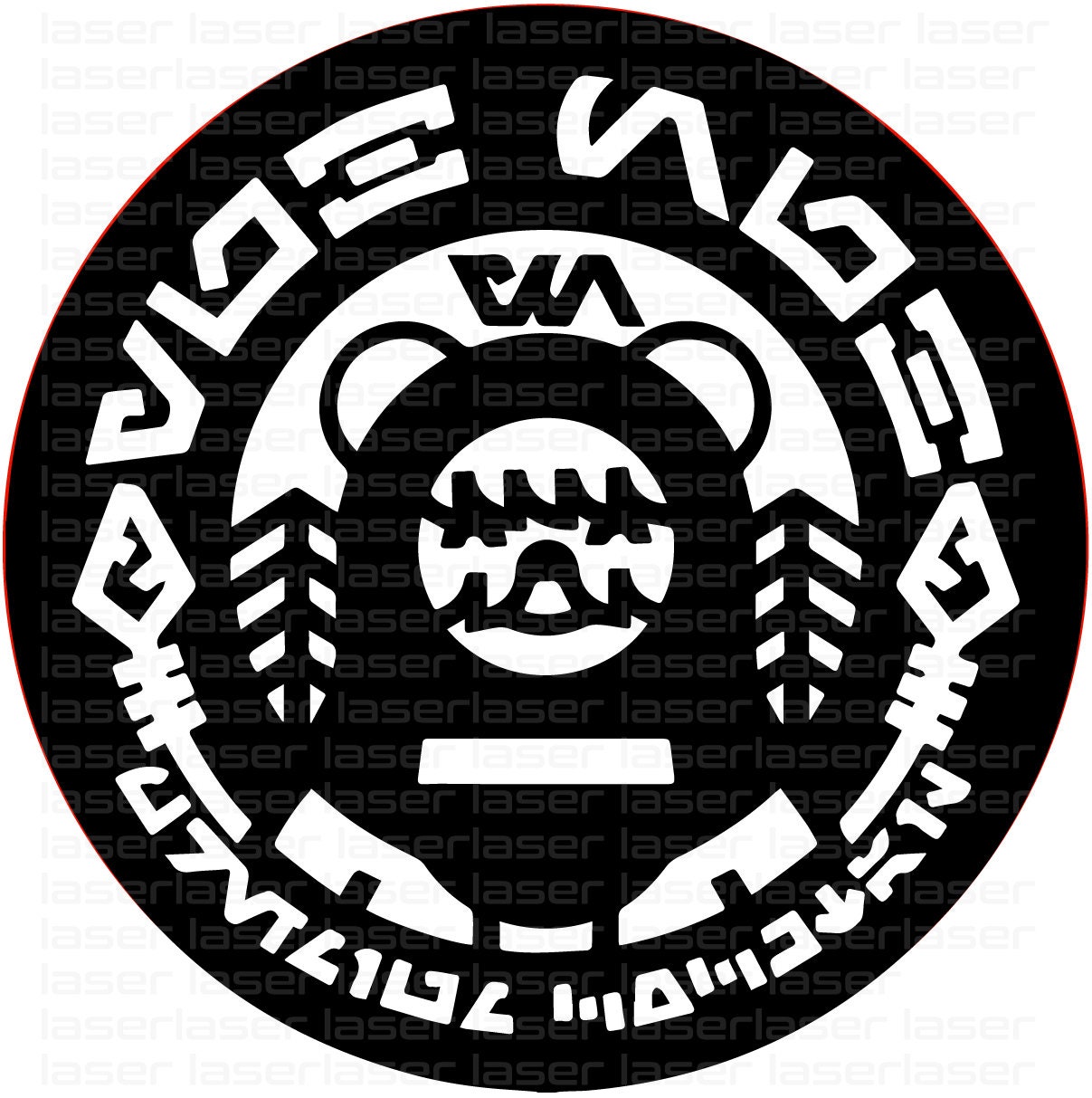 Oga's Cantina Inspired Coasters SVG Laser File | Glowforge-ready SET 4 ...