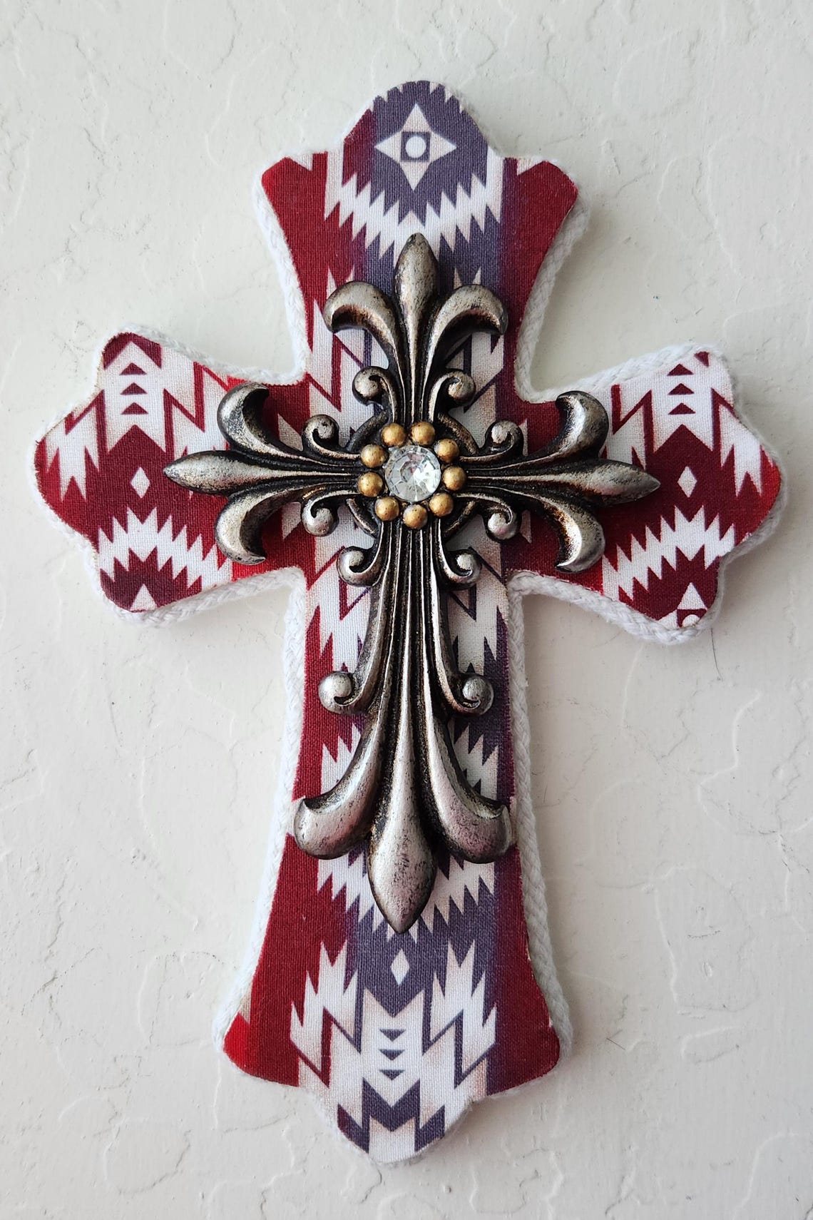 Small Wall Cross, Fabric Cross, Wall Cross, Hanging Wall Cross ...