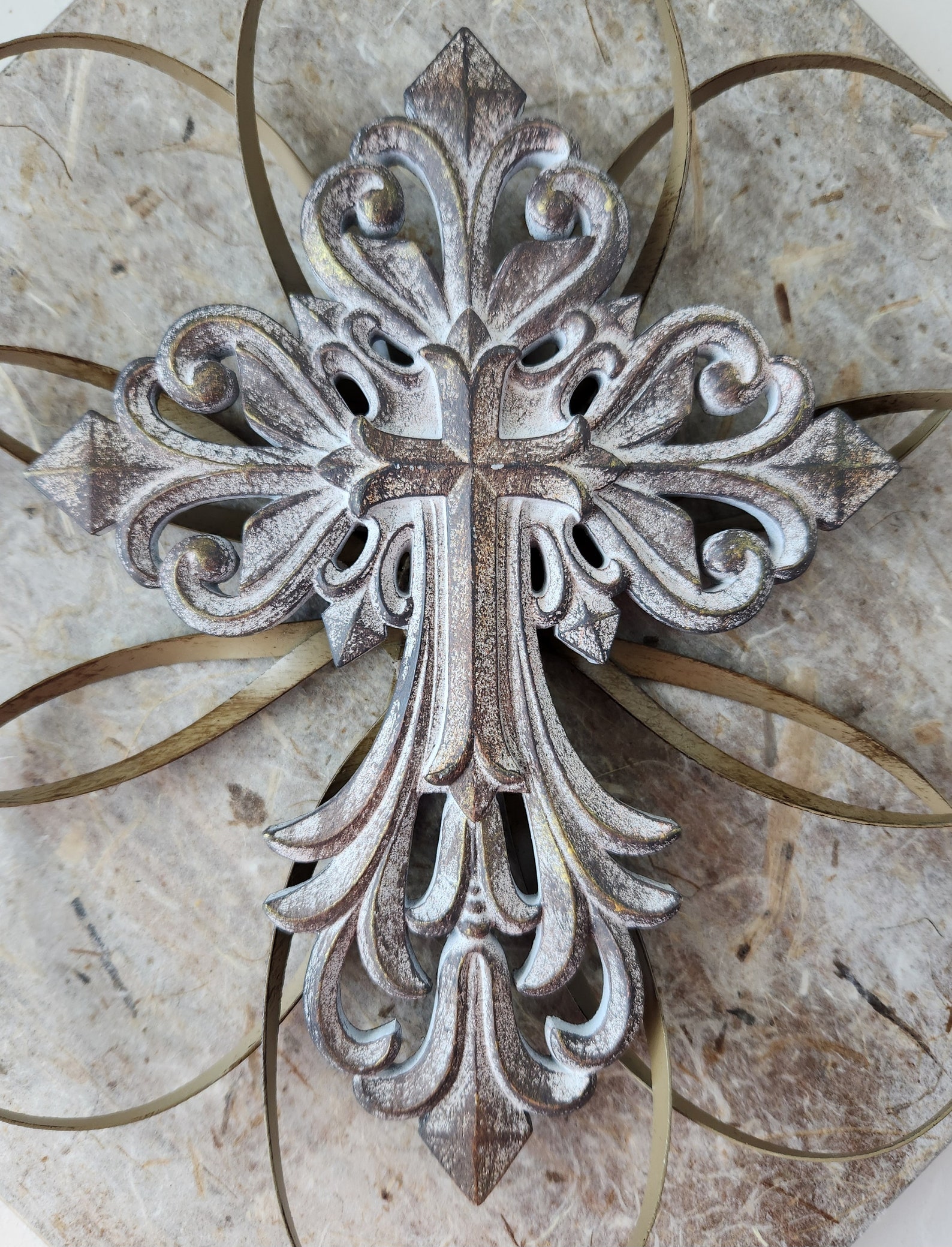 Extra Large Cross, Italian Cross, Ornate Cross, Rustic Cross, Hanging ...