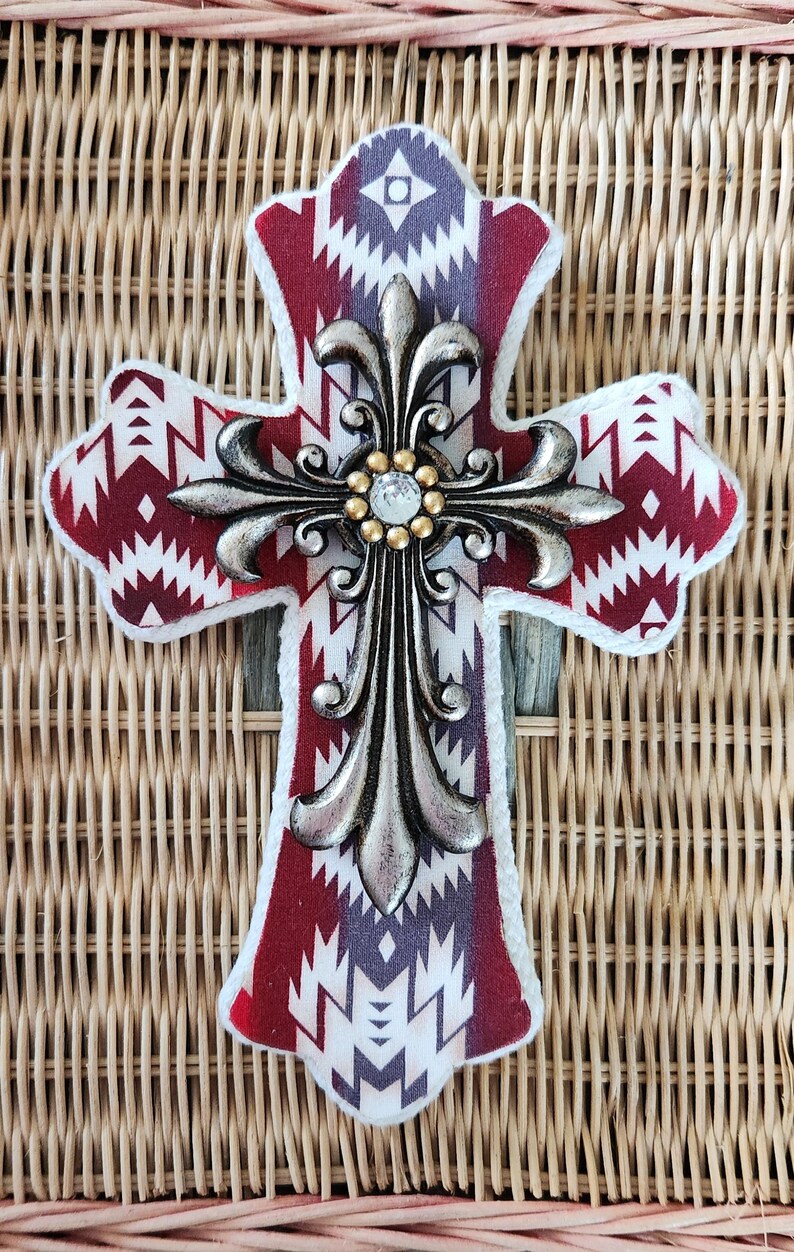 Small Wall Cross, Fabric Cross, Wall Cross, Hanging Wall Cross ...