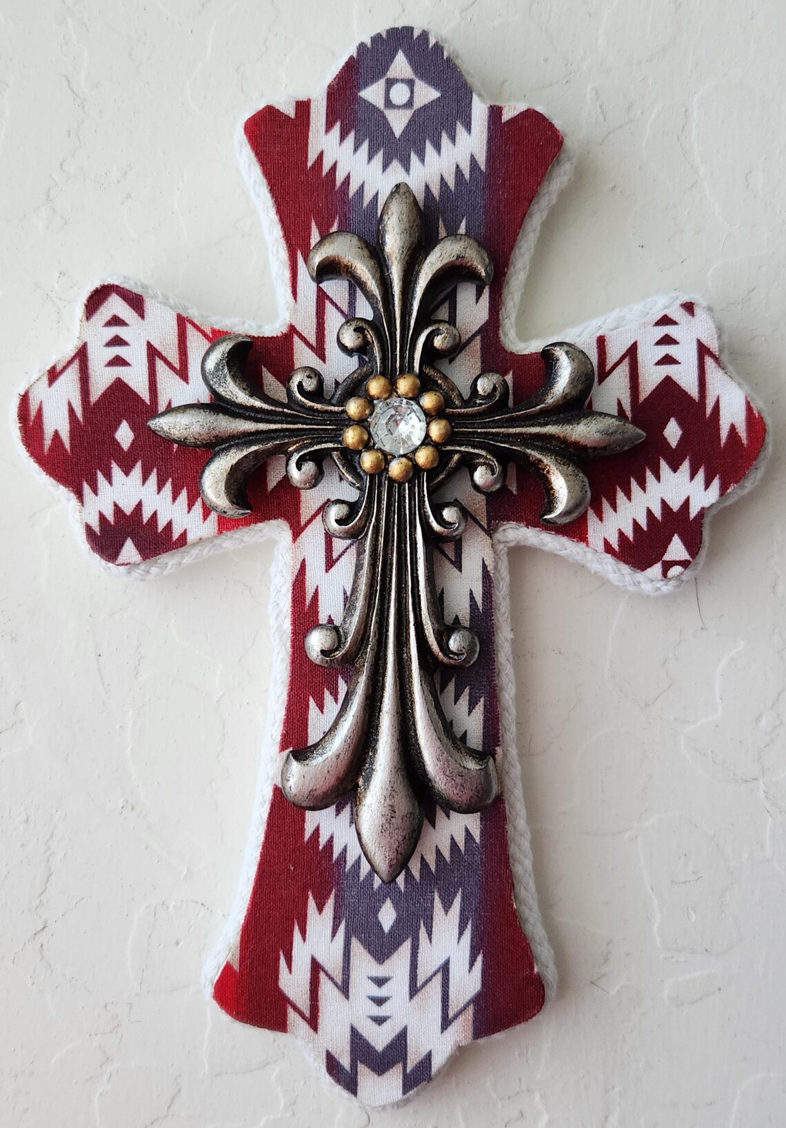 Small Wall Cross, Fabric Cross, Wall Cross, Hanging Wall Cross ...