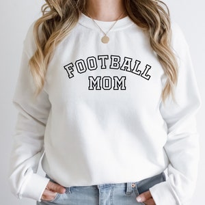 Football Mom Sweatshirt With Kids Names, Football Mom Shirt, Senior ...