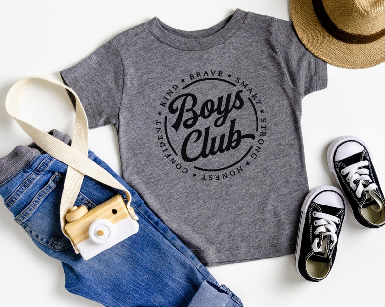 Boys Club Boys Graphic Tee Little Boys Shirt Shirts for - Etsy