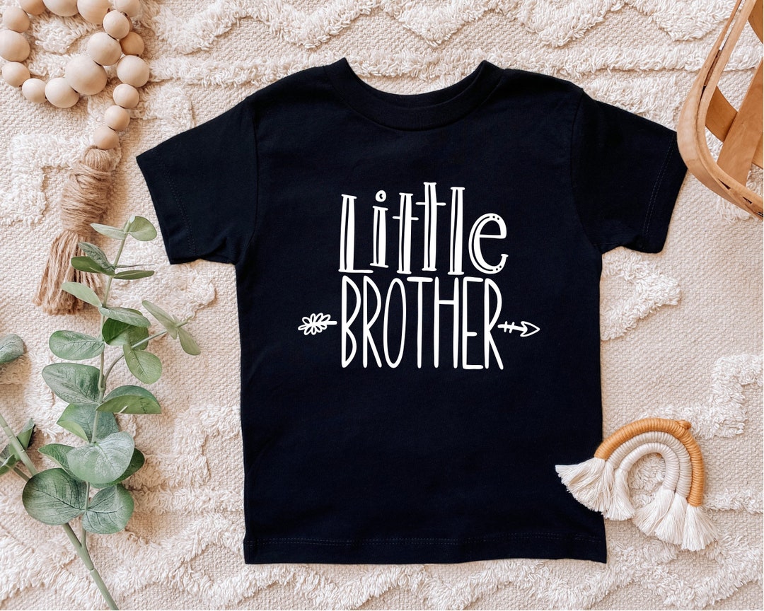 Little Brother, Boys Graphic Tee, Little Boys Shirt, Toddler Boy Tshirt ...