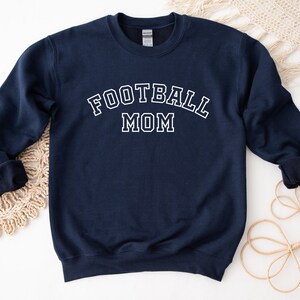 Football Mom Sweatshirt With Kids Names, Football Mom Shirt, Senior ...