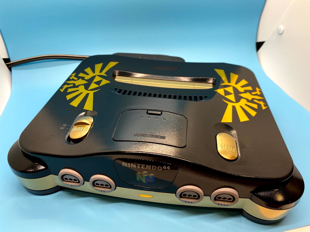 CUSTOM MODDED Nintendo 64 N64 Console Legend of ZELDA Themed Backlit ...