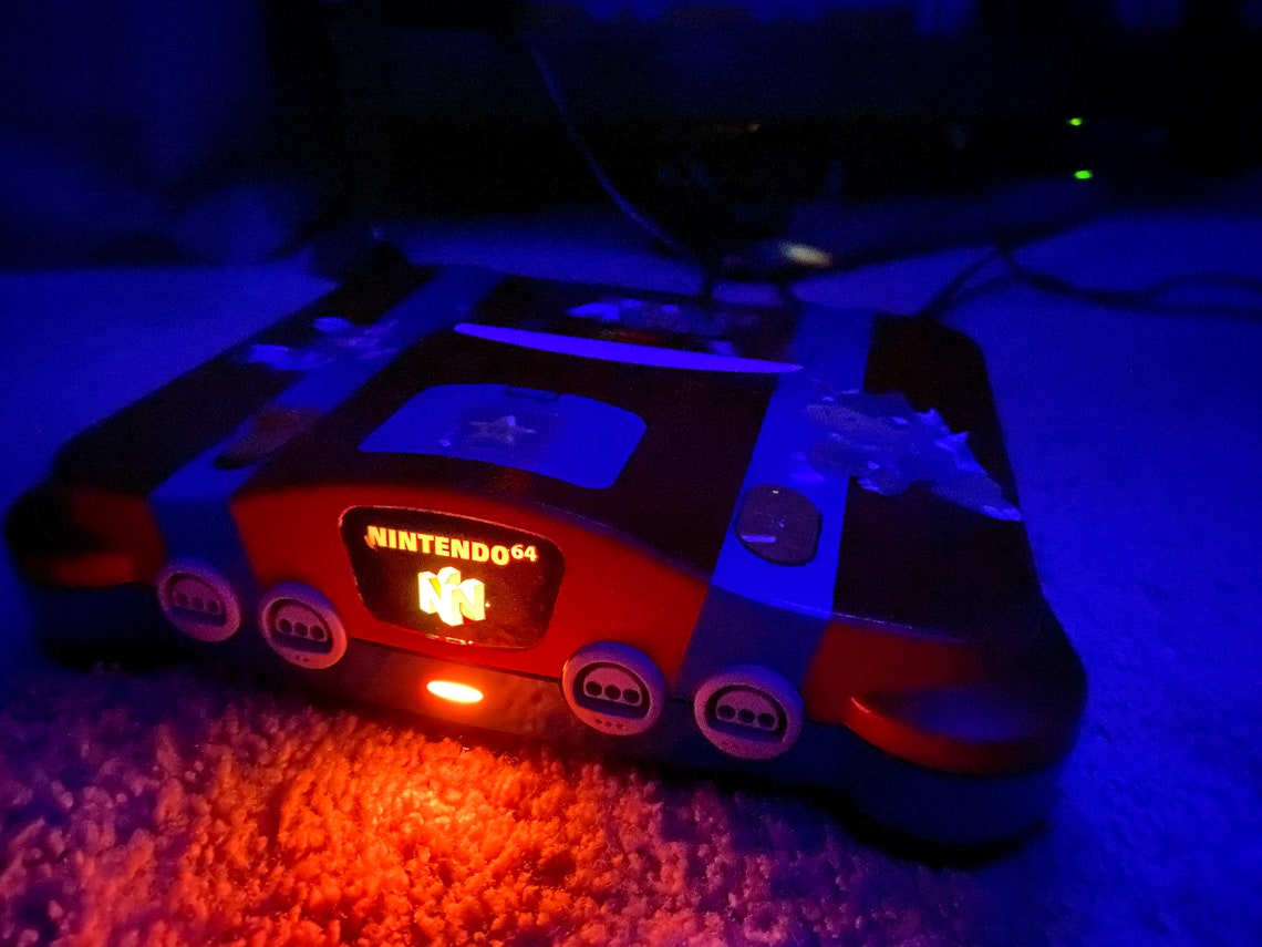 CUSTOM MODDED Nintendo 64 N64 console Super Mario 64 themed | Etsy